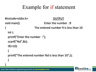 Control structures in c | PPT