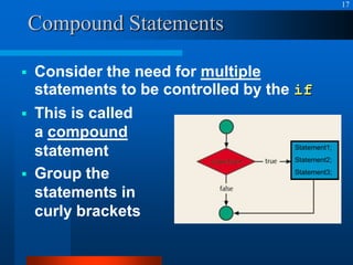 Control structures in C++ Programming Language | PPT