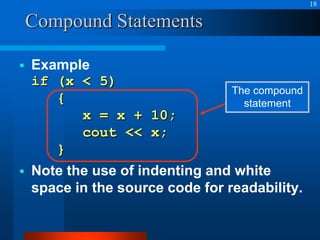 Control structures in C++ Programming Language | PPT