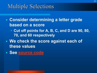 Control structures in C++ Programming Language | PPT