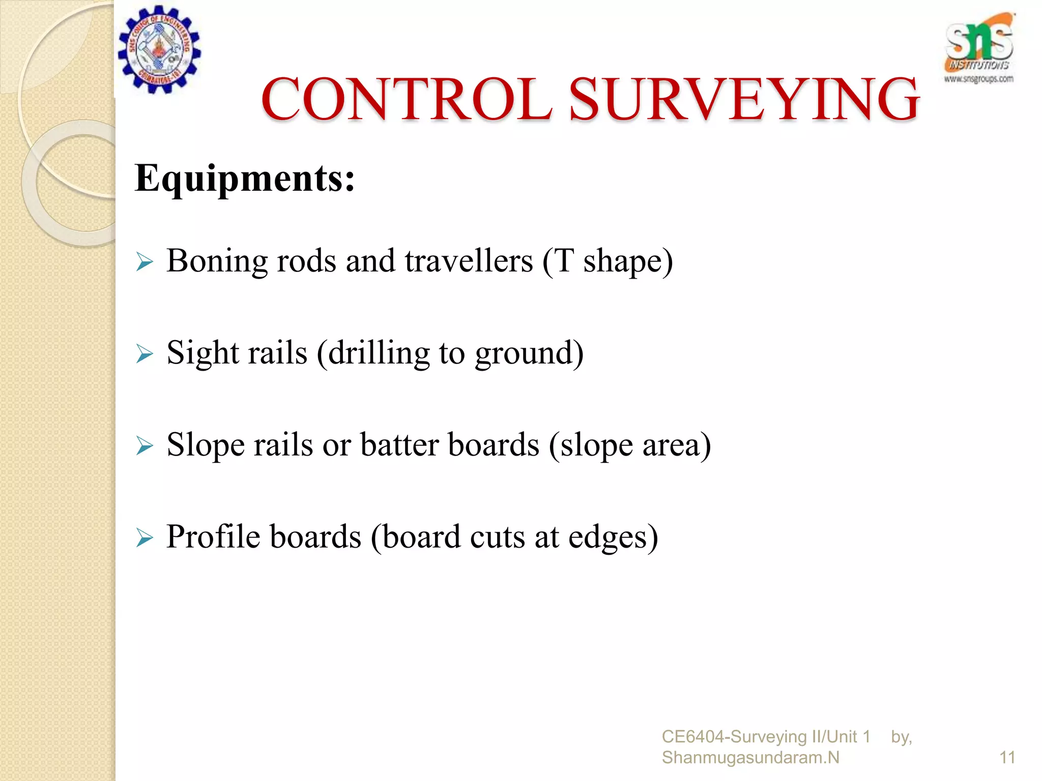 Control surveying | PPTX