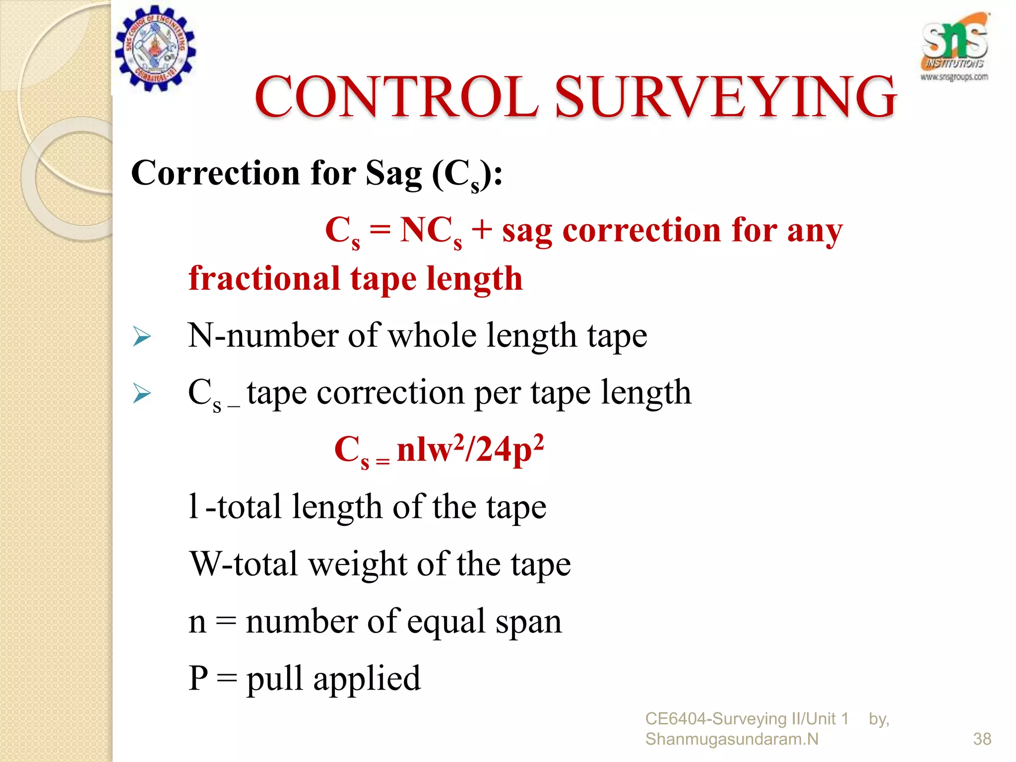 Control surveying | PPTX