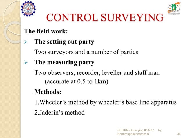 Control surveying | PPTX | Geology | Science