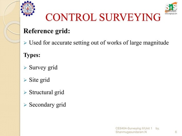 Control surveying | PPTX | Geology | Science