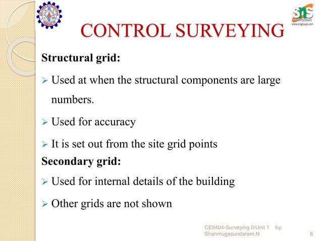 Control surveying | PPTX | Geology | Science