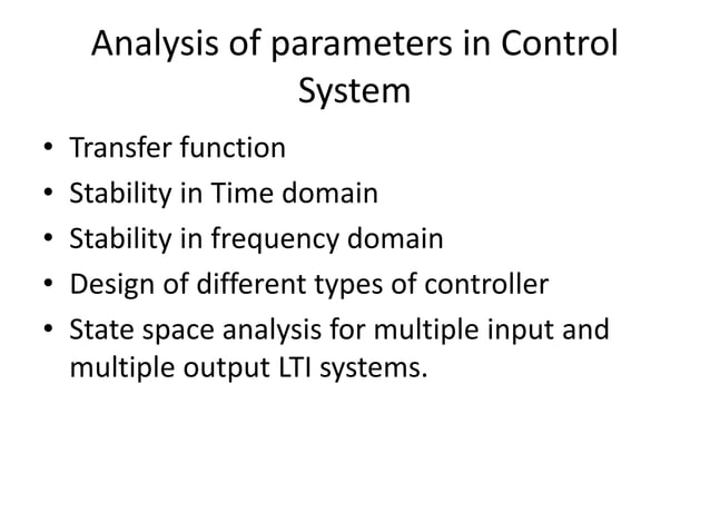 Control system | PPT