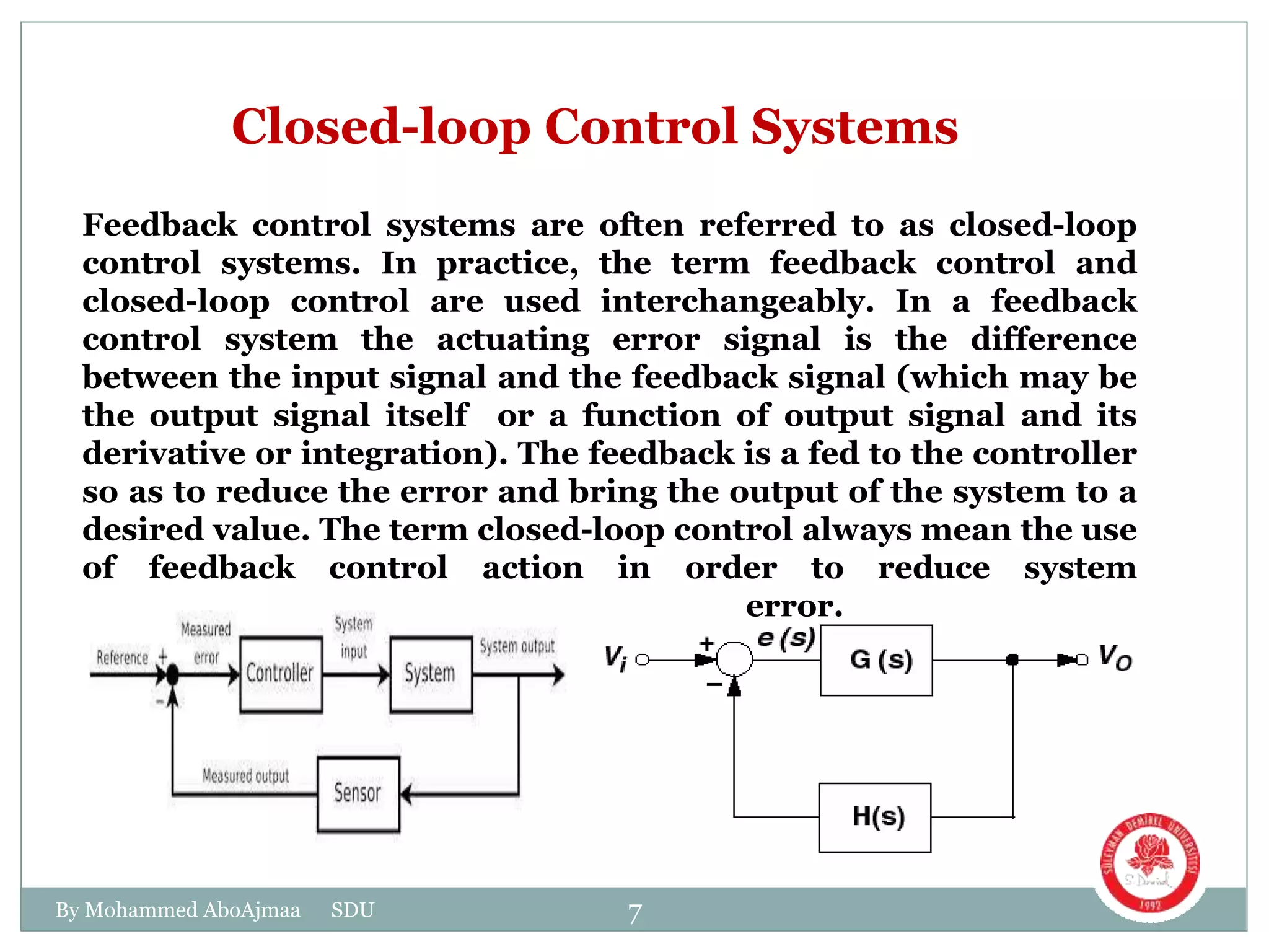 Block Diagram For Control Systems. | PPTX