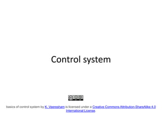 Control system | PPTX