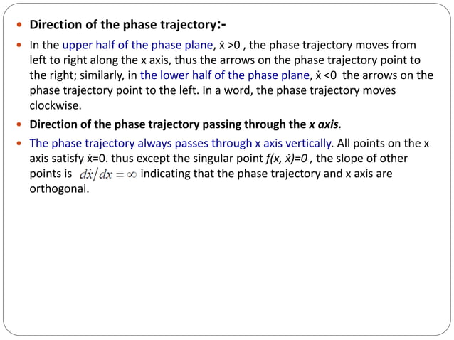 NONLINEAR CONTROL SYSTEM (Phase plane & Phase Trajectory Method) | PPTX