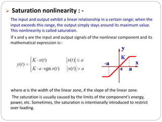 NONLINEAR CONTROL SYSTEM (Phase plane & Phase Trajectory Method) | PPTX