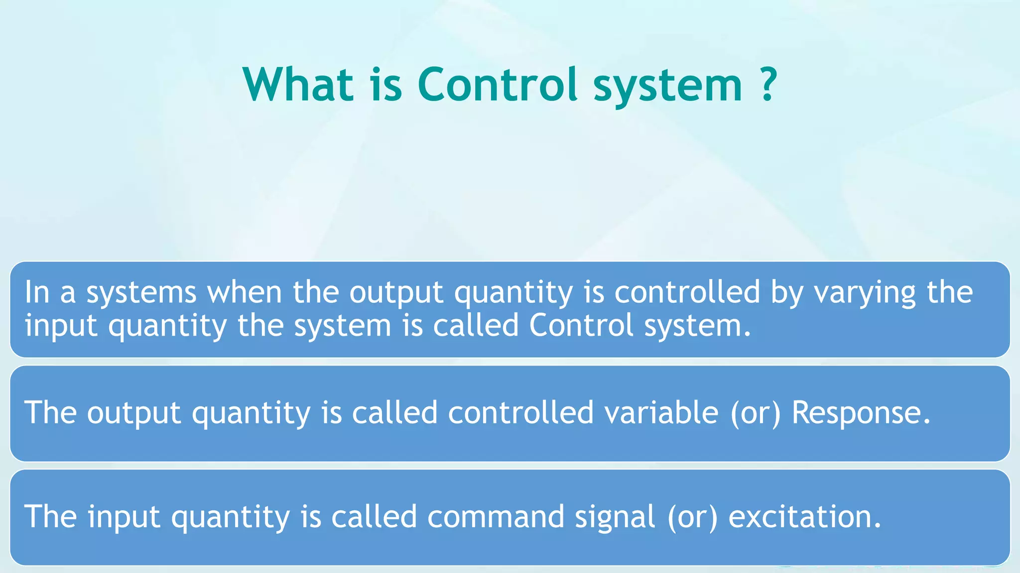 Control system | PPTX