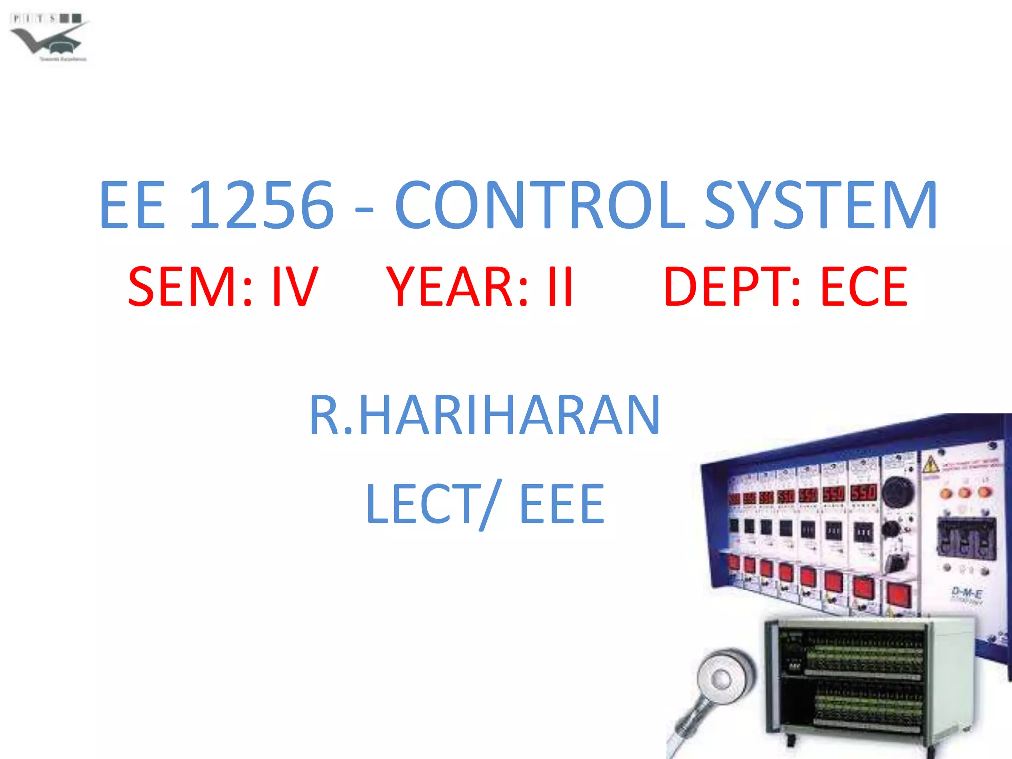 Control system (II-ECE) | PPTX
