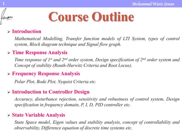 Control system unit(1) | PPT
