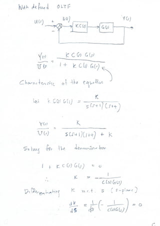 Control System_3rd Order System_Root Locus Method | PDF