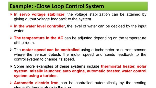 Control system basics, block diagram and signal flow graph | PPTX
