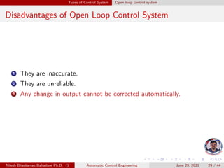 Control system basics_open and closed loop control system | PPT