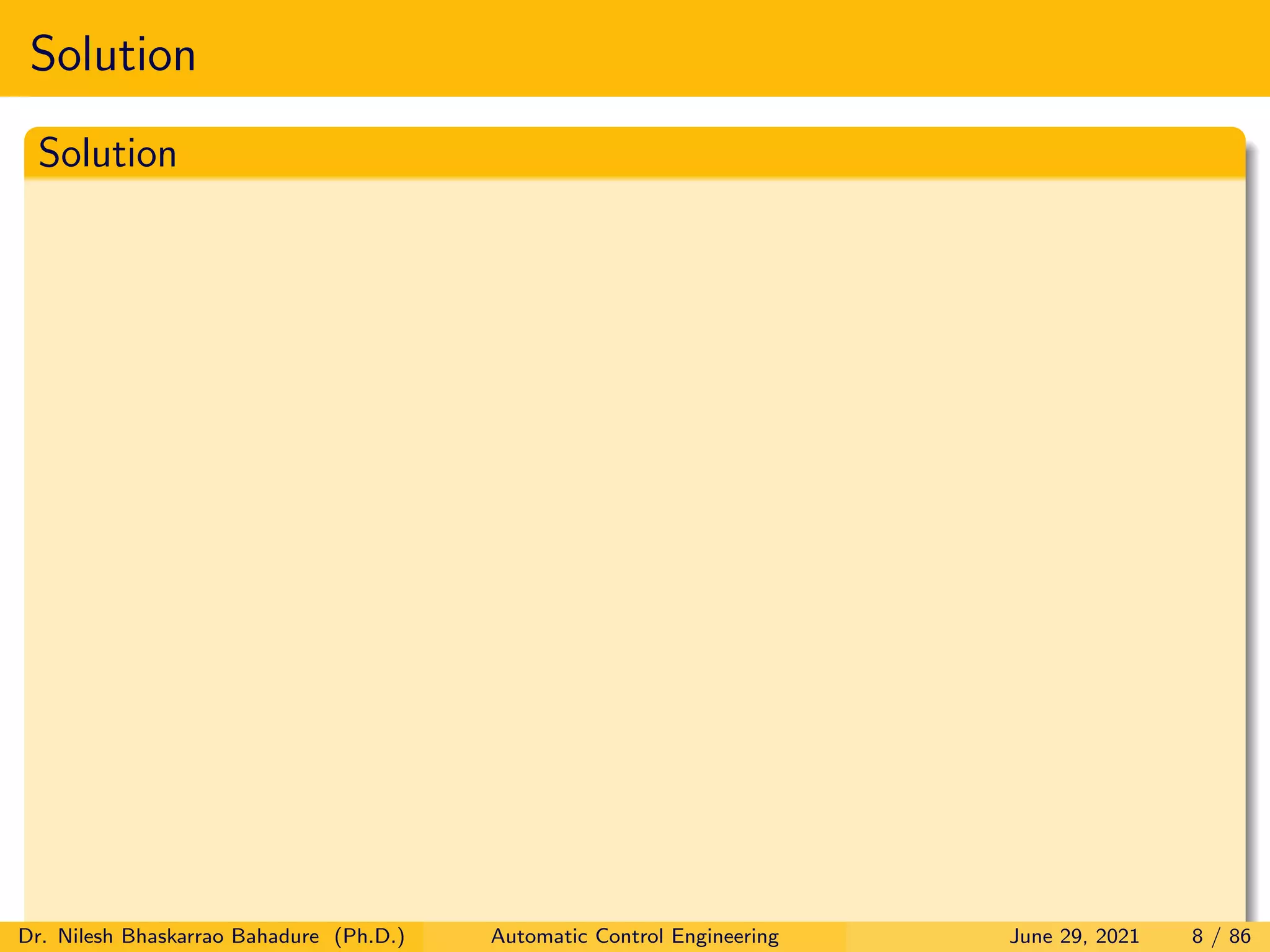 Control system block diagram | PDF