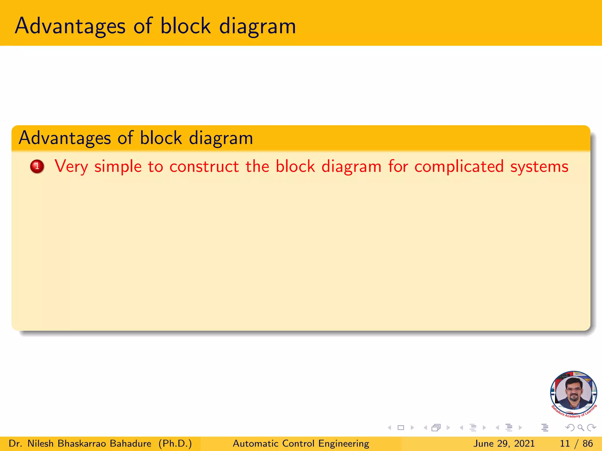 Control system block diagram | PDF