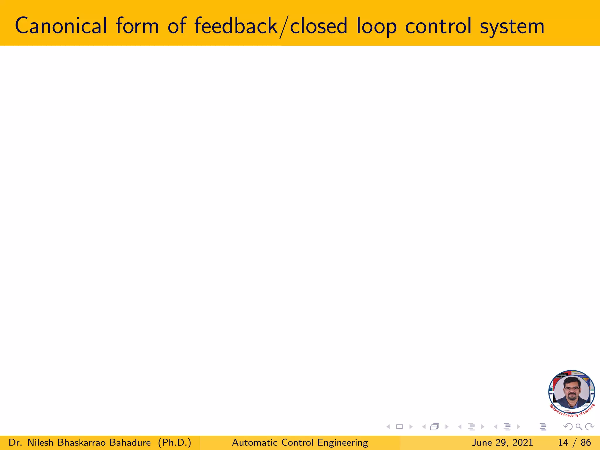 Control system block diagram | PDF