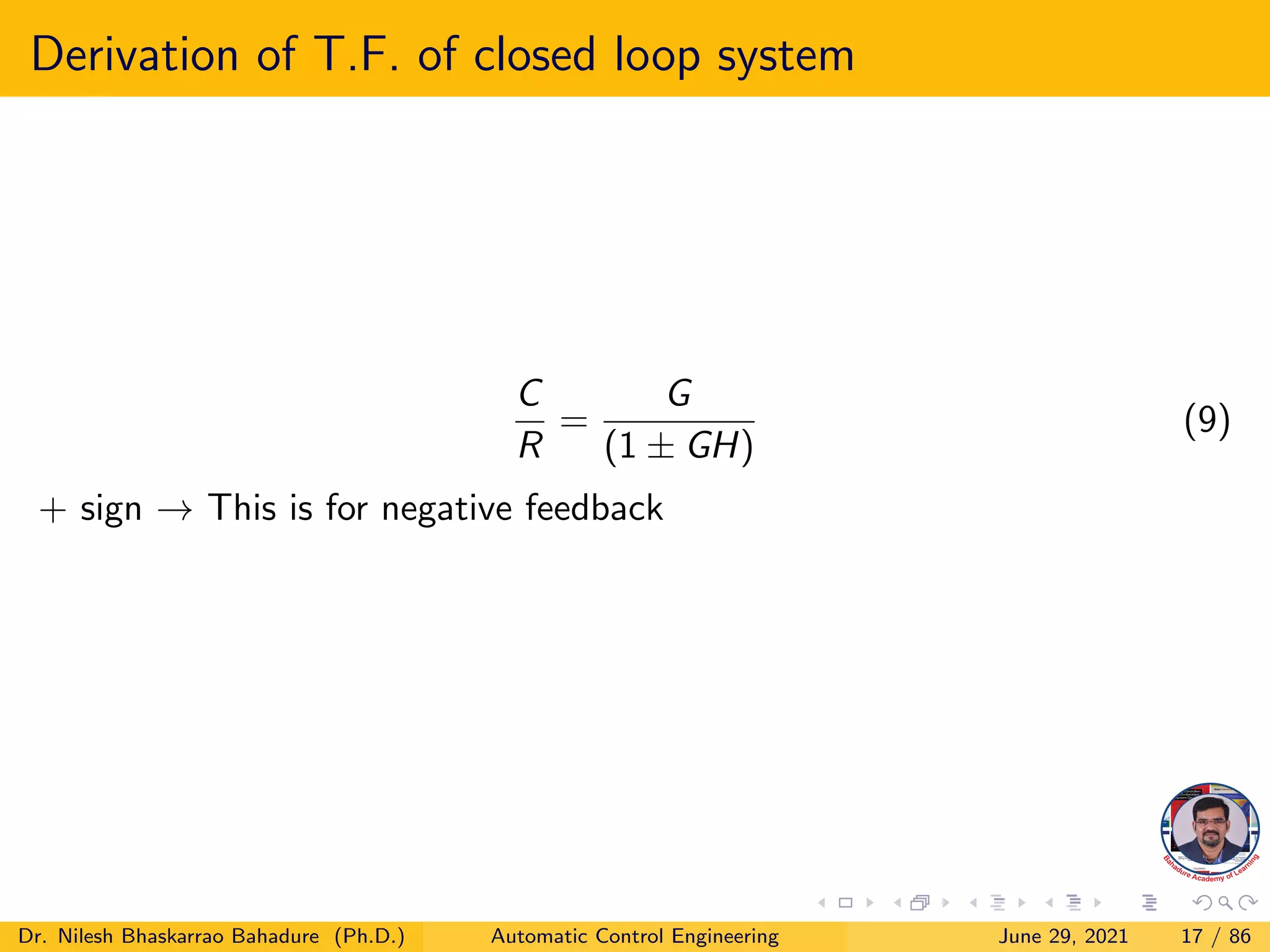 Control system block diagram | PDF