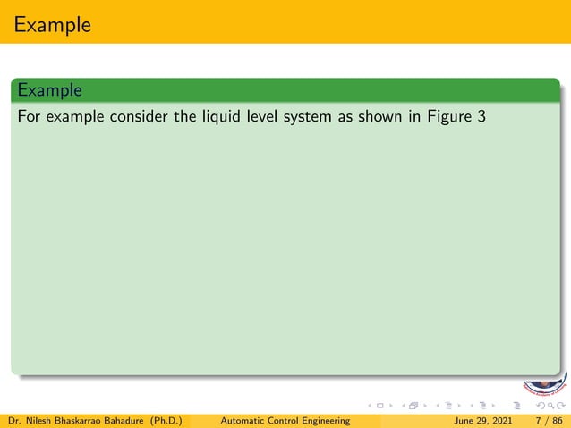 Control system block diagram | PDF