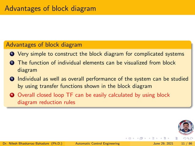 Control system block diagram | PDF