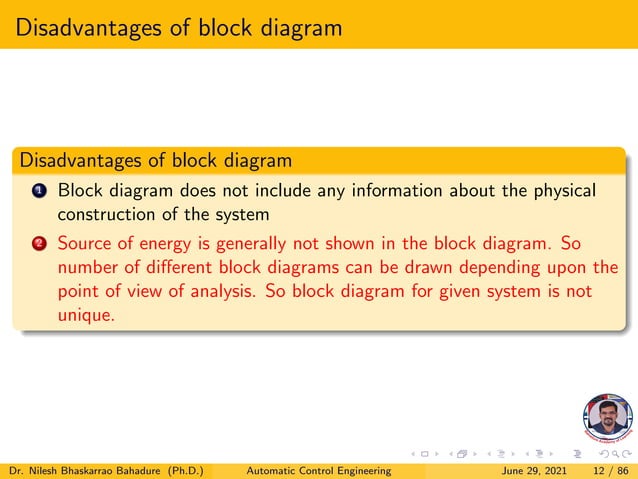 Control system block diagram | PDF