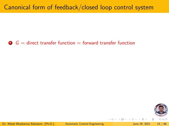 Control system block diagram | PDF