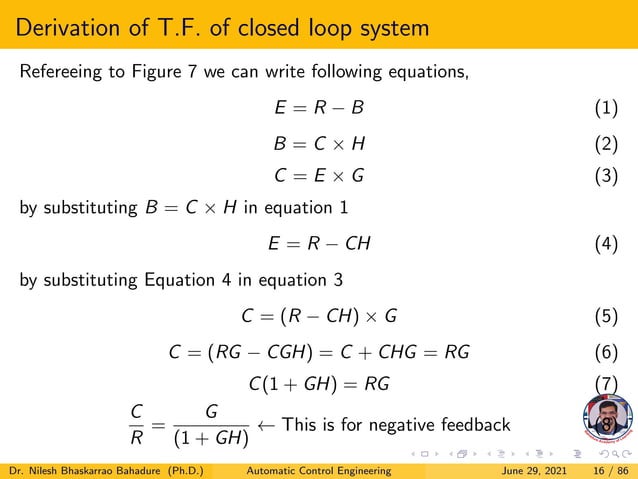 Control system block diagram | PDF