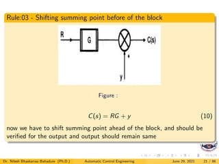 Control system block diagram | PDF