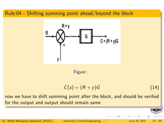 Control system block diagram | PDF