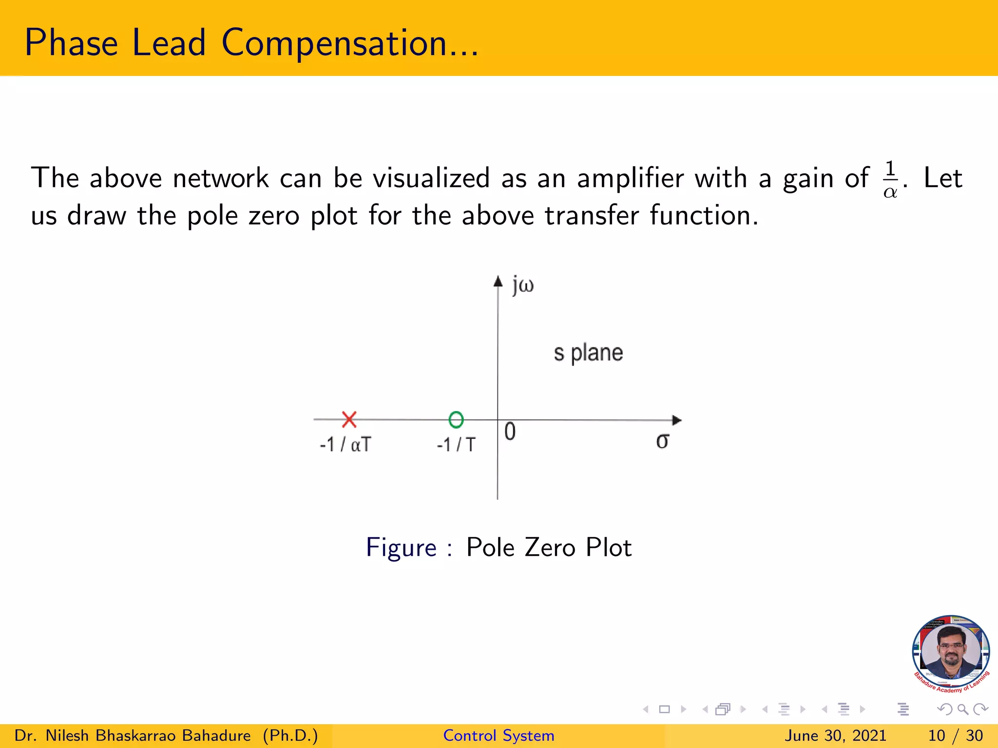 Control system compensator lag lead | PDF