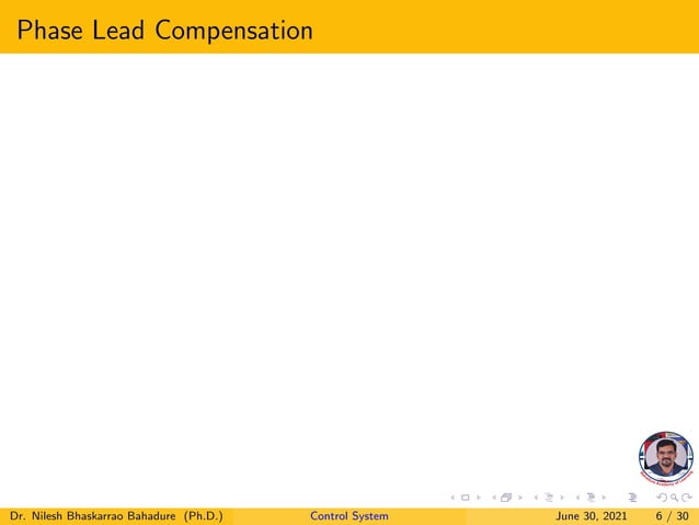 Control system compensator lag lead | PDF