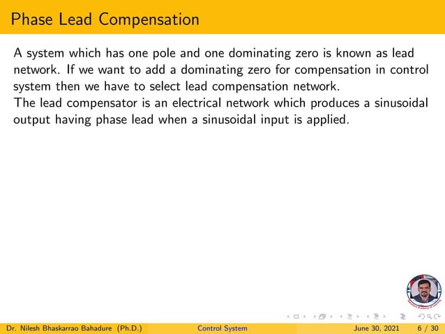 Control System Compensator Lag Lead Pdf