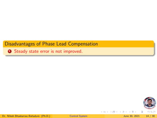 Control system compensator lag lead | PDF