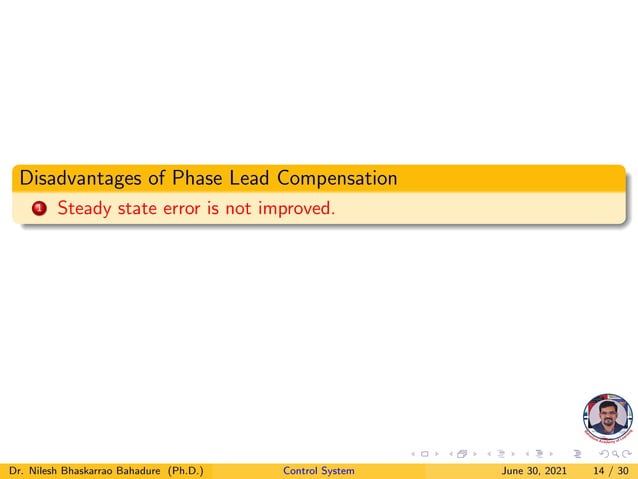 Control System Compensator Lag Lead Pdf