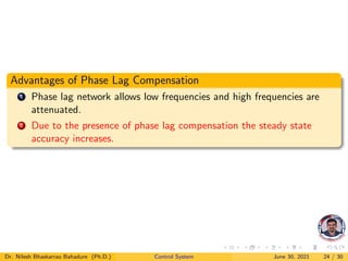 Control system compensator lag lead | PDF