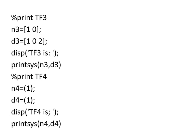 Control system concepts by using matlab | PPT