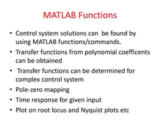 Control system concepts by using matlab | PPT