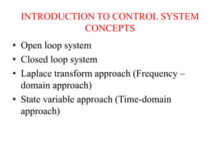 Control system concepts by using matlab | PPT