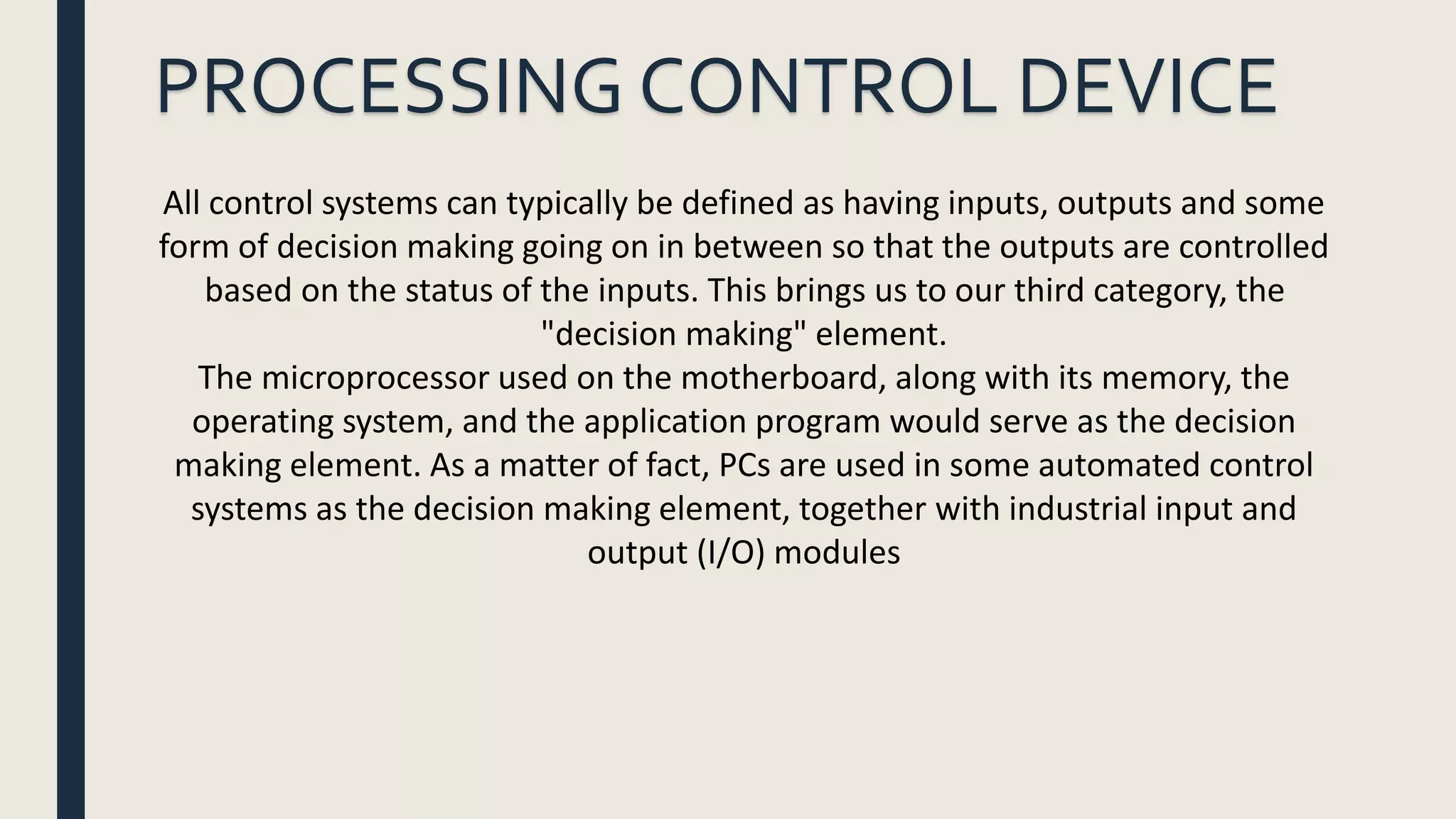Control System Design | PPTX