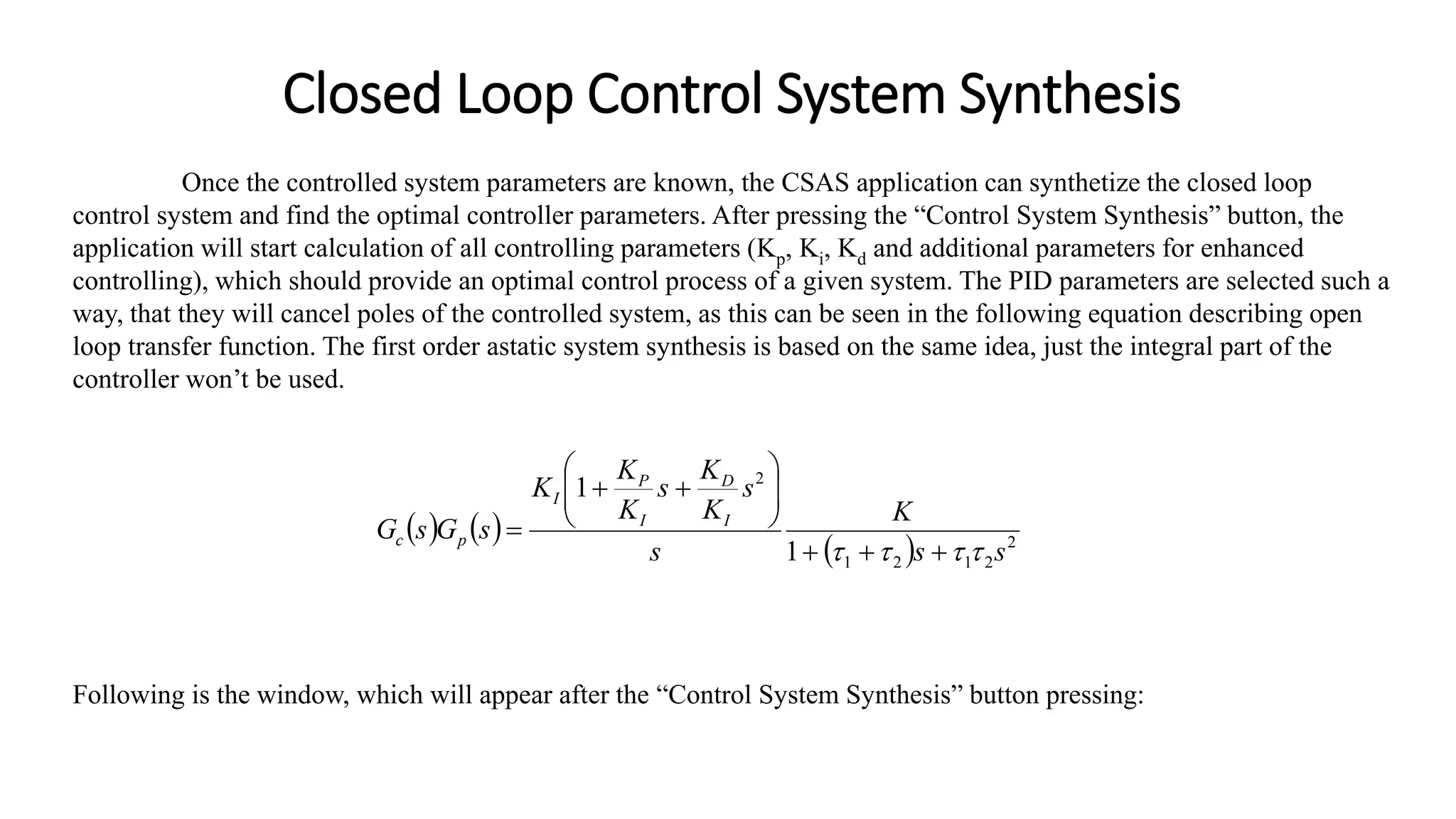 Computer Aided Control Systems Design Ppt 7637