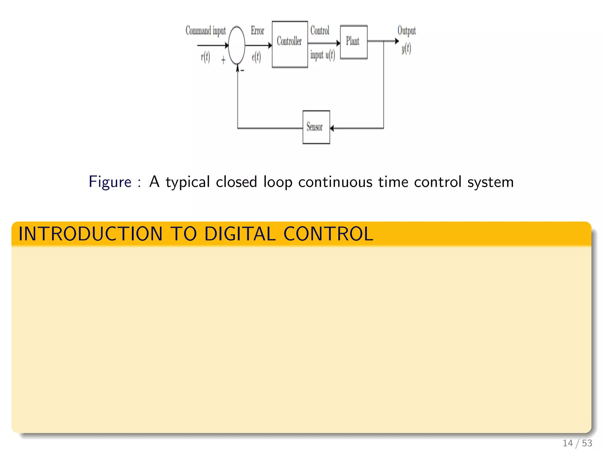 Control system digital control | PDF