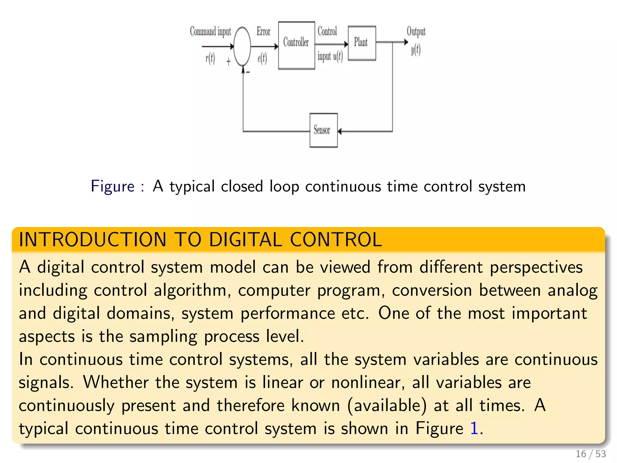 Control system digital control | PDF