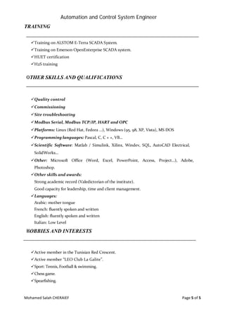 Control system Engineer | PDF