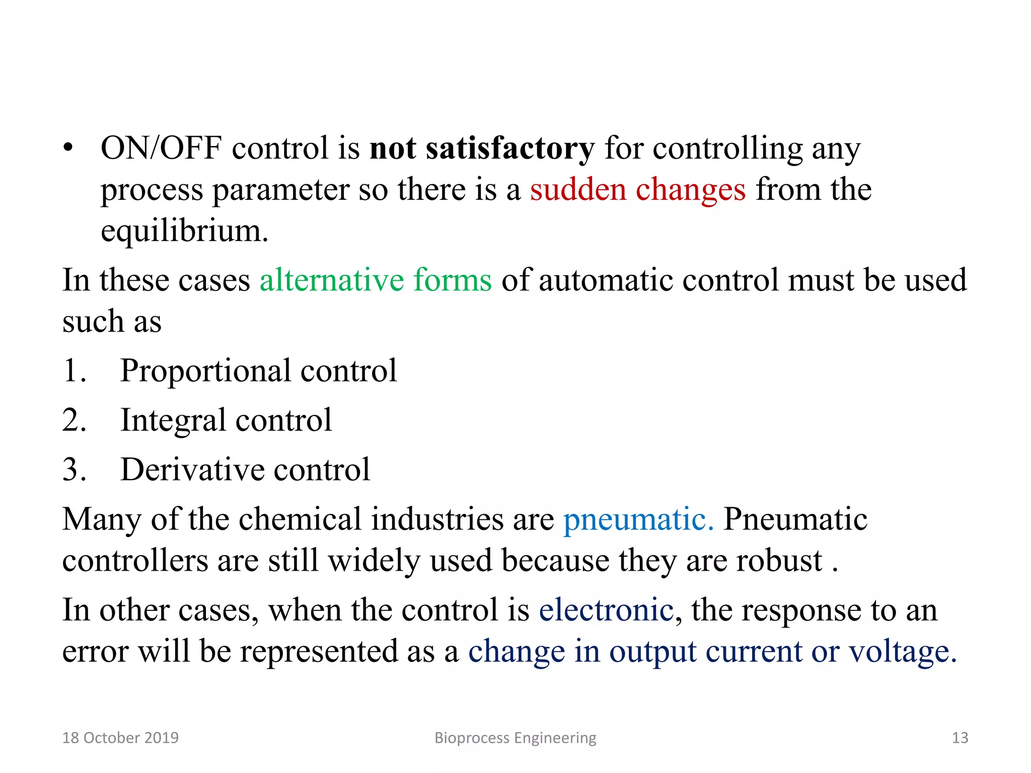 Bioreactor Control System Pptx Operating Systems Computer Software And Applications