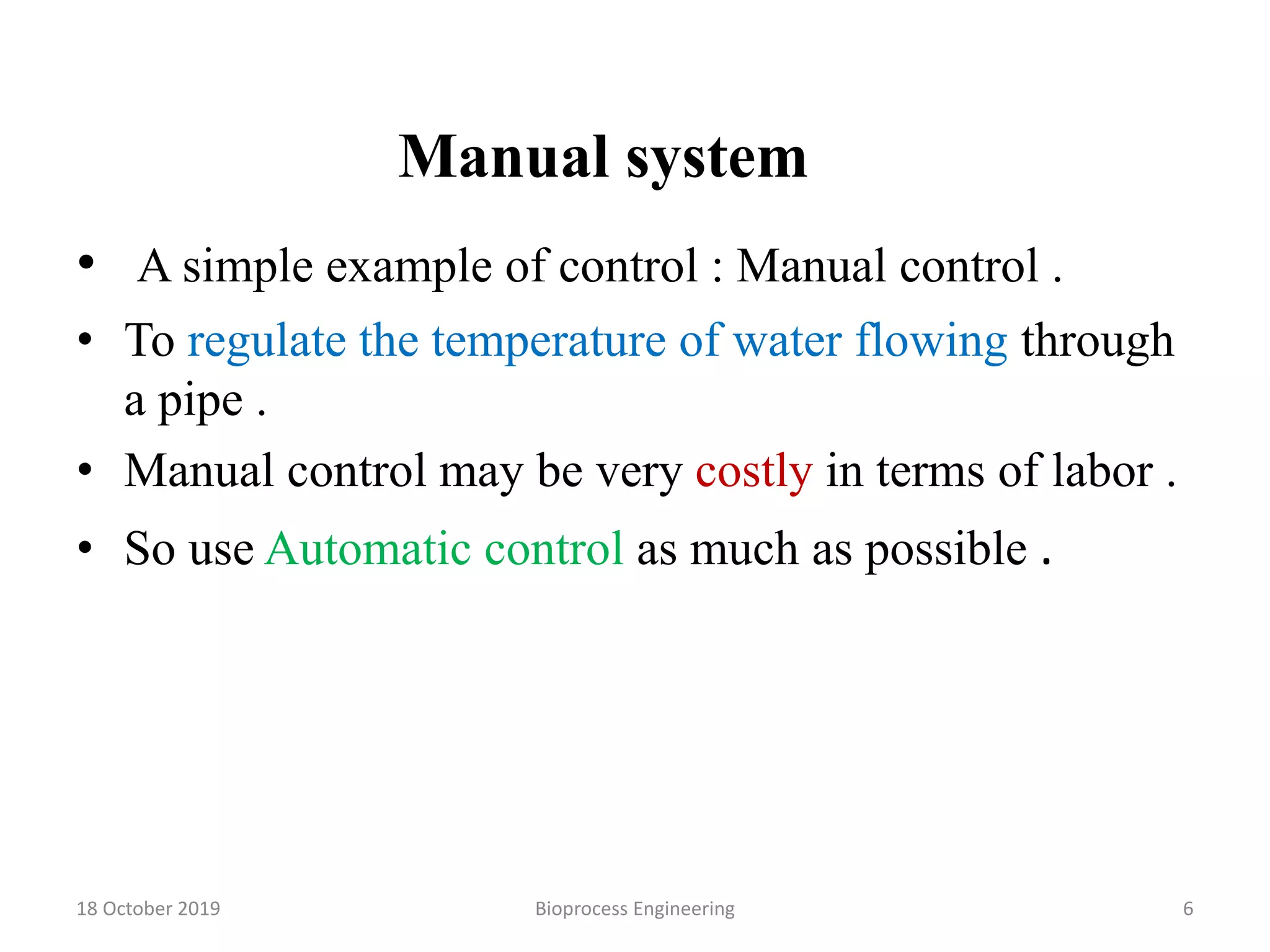 Bioreactor control system | PPTX