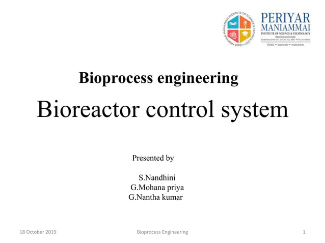 Bioreactor Control System Pptx Operating Systems Computer