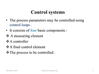 Bioreactor control system | PPTX