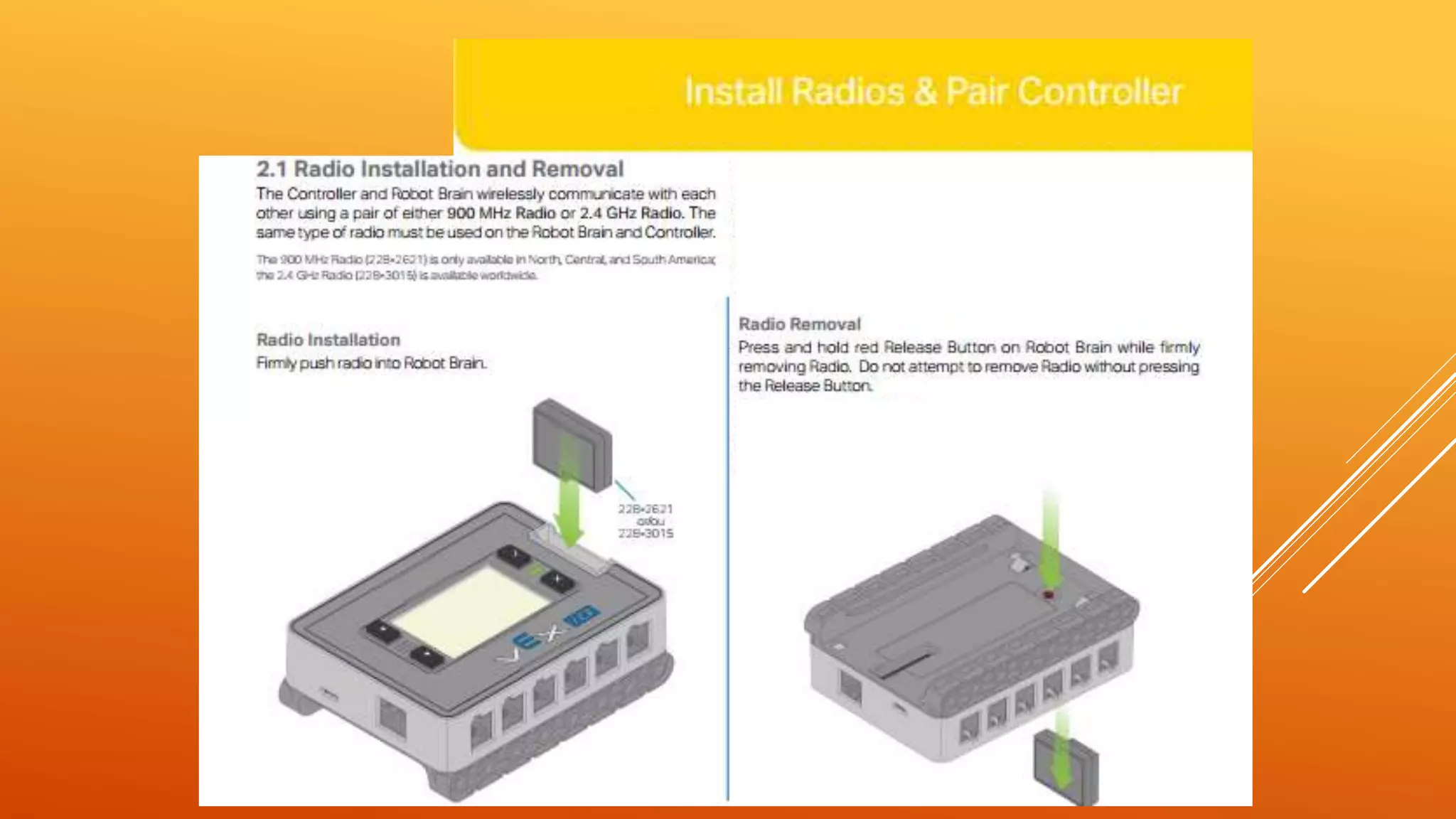VEX IQ Control System Guide | PPTX